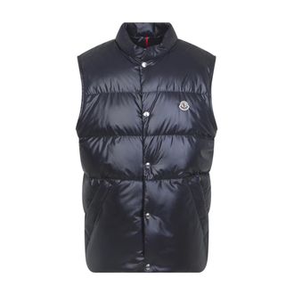 Moncler Homme, Vestes, Bleu, Taille: M Restigo Gilet