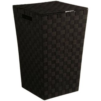 5five Simply Smart 5five Simply Smart - Panier &agrave; linge 30l bisaut&eacute; lise noir - 5five