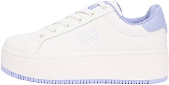 Tommy Jeans Damen Tjw Flatform ESS Mu En0en02918 Low-Top, Wei&szlig;/Elfenbein Periwinkle Dust, 40 EU