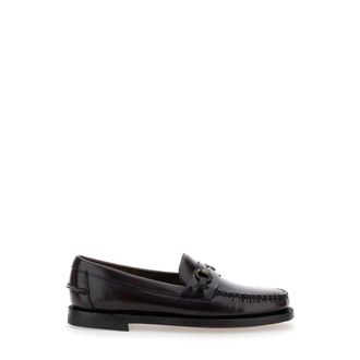 Sebago Klassische Bordeaux Flache Schuhe f&uuml;r Frauen - - Shoes - Damen - Rot - 40 EU