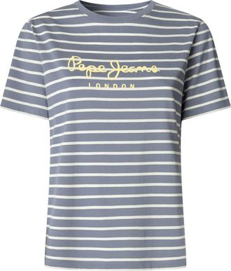 Pepe Jeans London Damen Bilma T-Shirt, Blau (Drill Blue), XL