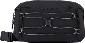 Piquadro Unisex Bauchtasche, Schwarz