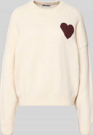 Review Regular Fit Pullover in Strick-Optik