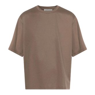 R&oacute;he Femme, Tops, Brun, Taille: 36 FR T-shirt &agrave; manches courtes et col rond