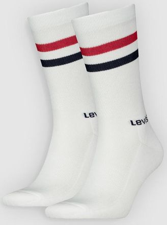 Levi's Chaussettes Standard Sport Rayures Lot De 2 - Homme - Multicolore / Iconic - 35
