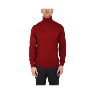HUGO BOSS Homme, Pulls, Rouge, Taille: XL Musso-P Turtleneck Sweater