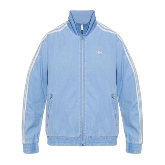 adidas Femme, Sweatshirts et sweats &agrave; capuche, Bleu, Taille: 42 FR Denim Vestes