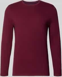 Christian Berg Slim Fit Longsleeve aus reiner Baumwolle