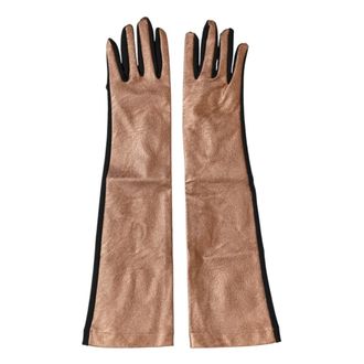 Dolce & Gabbana Homme, Accessoires, Brun, Taille: 9 IN Gloves