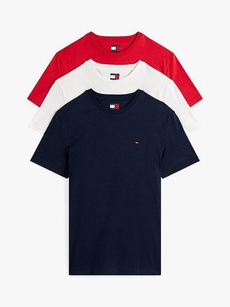 Tommy Hilfiger Lot de 3 T-shirts extra slim Tommy Flag