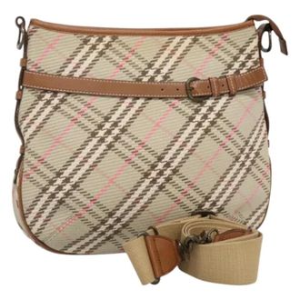 Burberry Pre-owned Toile sacs-ports-paule - Femme - Pre-owned - Beige - Taille: ONE Size