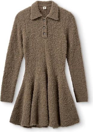 The Garment Femme, Robes, Beige, Taille: 34 FR Robe en mélange de laine alpaga Praline