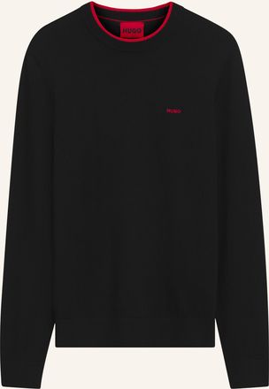 HUGO BOSS Hugo Pullover San Cudo-1 Regular Fit schwarz
