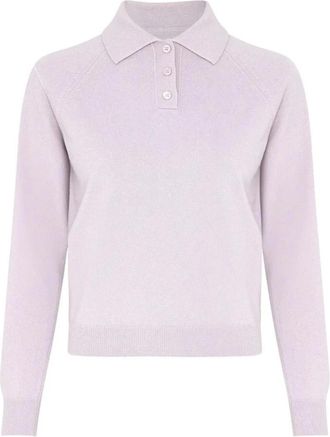 Maison Margiela Femme, Pulls, Violet, Taille: 38 FR Polo en maille
