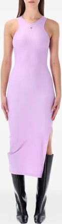 Coperni slit midi dress - Violett