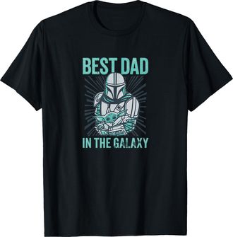 Star Wars The Mandalorian Vatertag Best Dad In Galaxy T-Shirt
