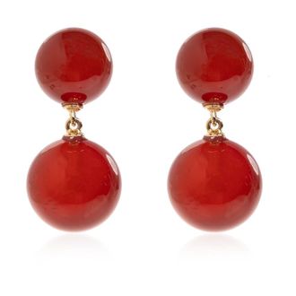 LI&Eacute; STUDIO The Hannah Ohrringe - - Accessories - Damen - Rot - ONE SIZE