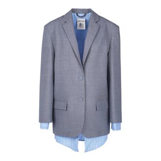 Semicouture Herminia Blazer mit Knopfleiste - - Jackets - Damen - Grau - XS