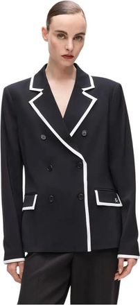 Karl Lagerfeld Blazers - Femme - Vestes - Noir - Taille: 36 FR