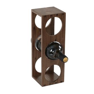 Generic Weinregal aus Holz, Tischflaschenhalter, Robust und Langlebig, Keine Montage Erforderlich, Geeignet f&uuml;r K&uuml;che/Wohnzimmer/Bar/Esszimmer(Brown)