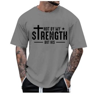 Generico T-shirt pour homme, chemise &agrave; manches courtes, chemise d&eacute;contract&eacute;e pour affaires, v&ecirc;tements de sport, commerce ext&eacute;rieur, gris fonc&eacute;, XXXL