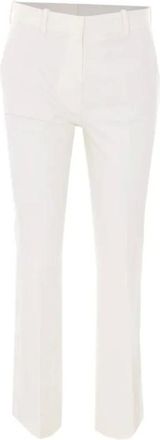 Circolo 1901 Femme, Pantalons, Blanc, Taille: 40 FR P Pantalon &Eacute;vas&eacute; Stretch
