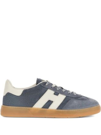 Hogan Low-Top Sneaker - Textured Blue Low-Top Sneakers - Gr. 10 - in Grau - f&uuml;r Damen