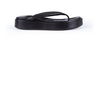 Cortana Geisha Schwarze flache Sandale - - Shoes - Damen - Schwarzk - 41 EU