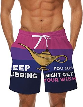 Generic Short de bain amusant pour homme - Short de bain pour garçon - Short de bain dété - Short de loisirs - Short de plage - Short dentraînement pour sport