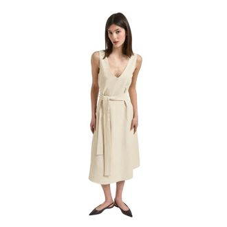 P.A.R.O.S.H. P.a.r.o.s.h., Femme, Robes, Beige, Taille: 38 FR Raisa Dress