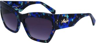 Liu Jo Femme, Accessoires, Bleu, Taille: ONE Size Lunettes de soleil
