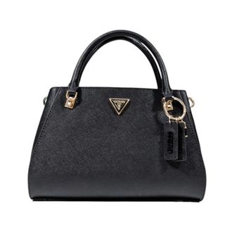 Guess Handtasche mit Rei&szlig;verschluss und Schultergurt - - Bags - Damen - Schwarzk - ONE SIZE