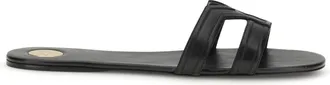 Saint Laurent Womens Sandals Mabrouka Black Calf Leather