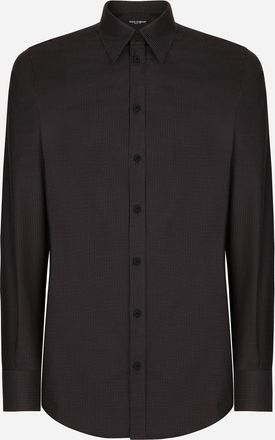 Dolce & Gabbana Hemd Martini Fit Aus Baumwolle - Mann Hemden Mehrfarbig 41