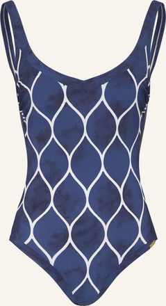 Charmline Charmline Shape-Badeanzug Ocean Cloud blau