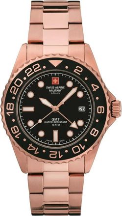 Swiss Alpine Military 7052.1167 GMT Taucheruhr - - Accessories - Herren - Rosa - ONE SIZE