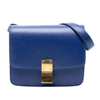 Celine Sac bandouli&egrave;re Classic Box Pre-owned - Femme - Pre-owned - Bleu - Taille: ONE Size