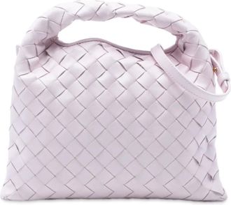 Bottega Veneta 2012-2025 Mini Calfskin Intrecciato Hop satchel - Rosa