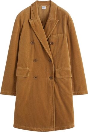Aspesi Femme, Manteaux, Brun, Taille: 34 FR Double-Breasted Coat 0738