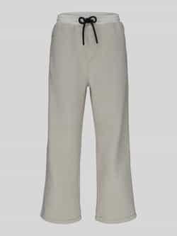 HUGO BOSS Regular Fit Sweathose mit Fleece-Struktur