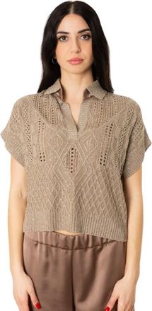 D.exterior Femme, Pulls, Brun, Taille: 40 FR Polo Lux