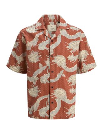 Jack & Jones Jprbluvincent Print Resort S/S Shirt Sn