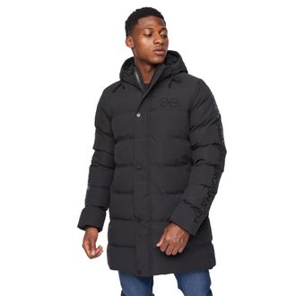 Crosshatch Daydream Parka f&uuml;r Herren (Schwarz)