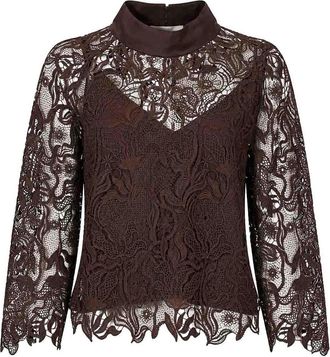 Max Mara Bluse - Dunkelbraun