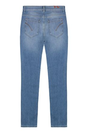 Dondup Mens Jeans George Dark Denim Cotton Skinny