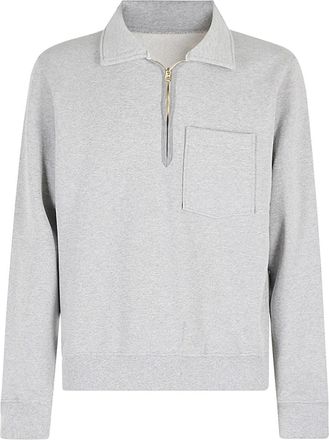 Fortela Poloshirt mit Rei&szlig;verschluss - Grau
