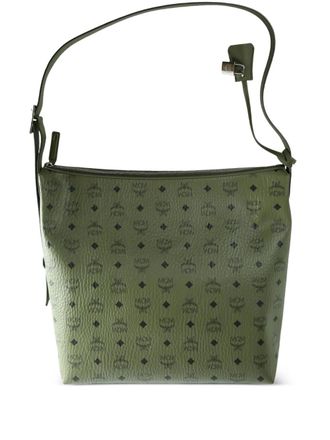 MCM grand sac porté épaule Aren Hobo - Vert