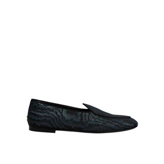 Dolce & Gabbana Blau und Schwarz Loafer Slipon - - Shoes - Herren - Blau - 41 1/2 EU