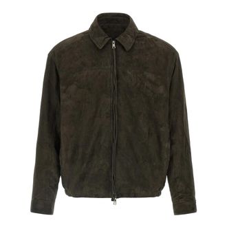 Giorgio Brato Homme, Vestes, Brun, Taille: XL Veste en Su&egrave;de