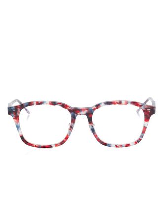 Thom Browne lunettes de vue à monture carrée - Bleu